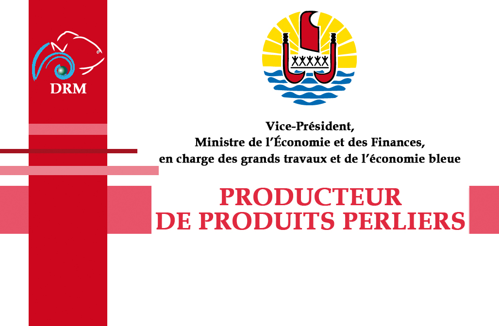 Formulaires professionnels perliculture – Direction des Ressources Marines