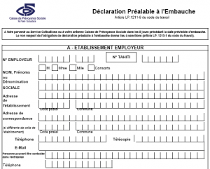 Figure 2. Modèle De DPAE – Direction des Ressources Marines