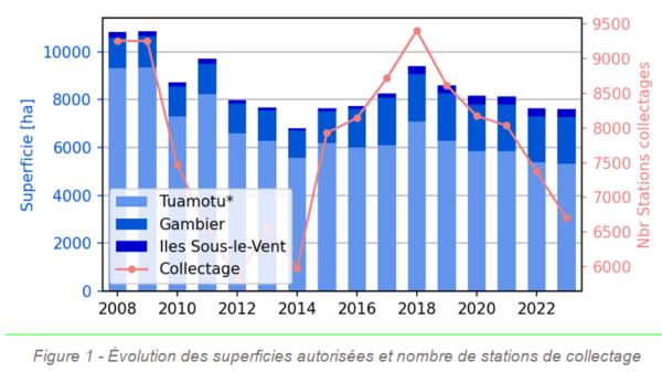 La perliculture (statistiques 2023) – Direction des Ressources Marines